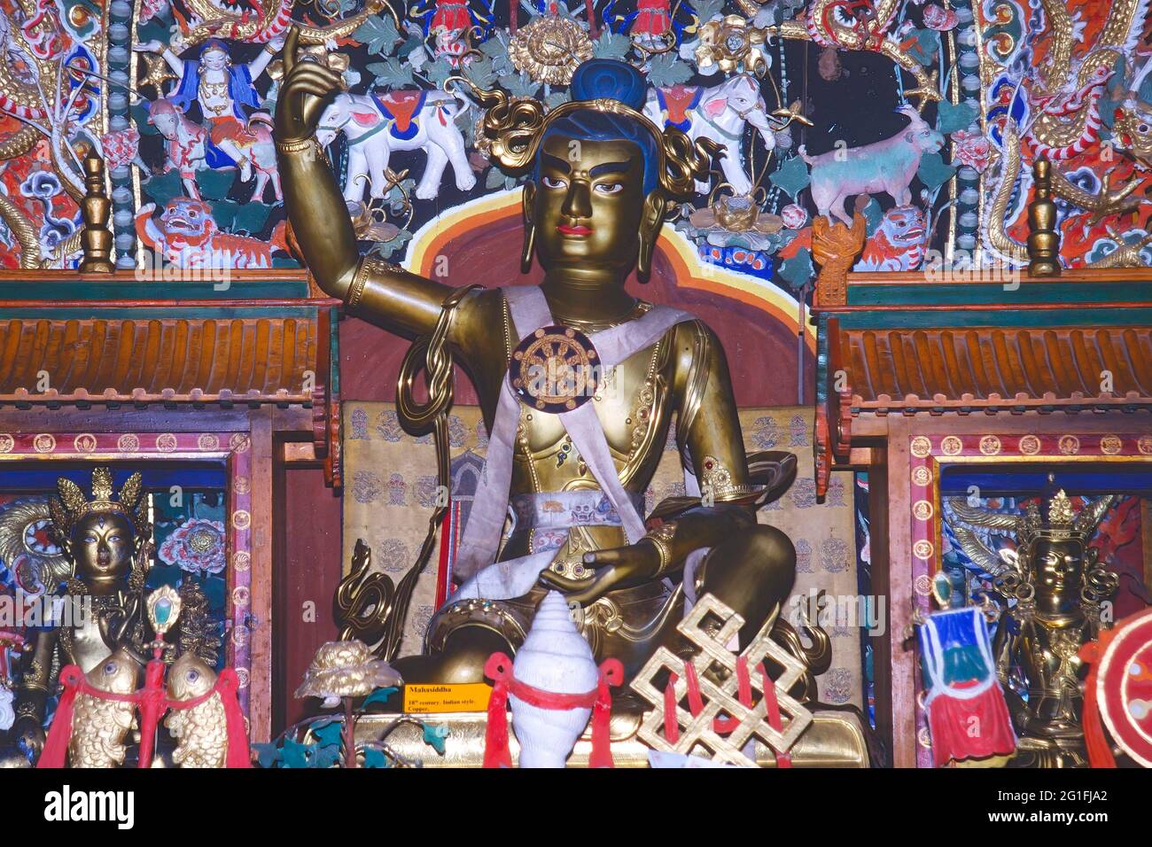 Yadam Temple, Duvchinnagwujodba deity, Choijin Lama Temple, Ulaanbaatar ...