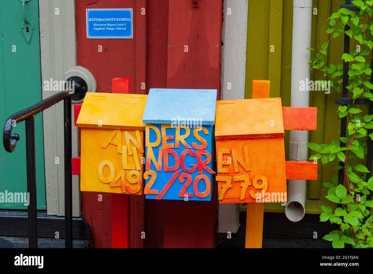 Scandinavian mailbox hi-res stock photography and images - Alamy