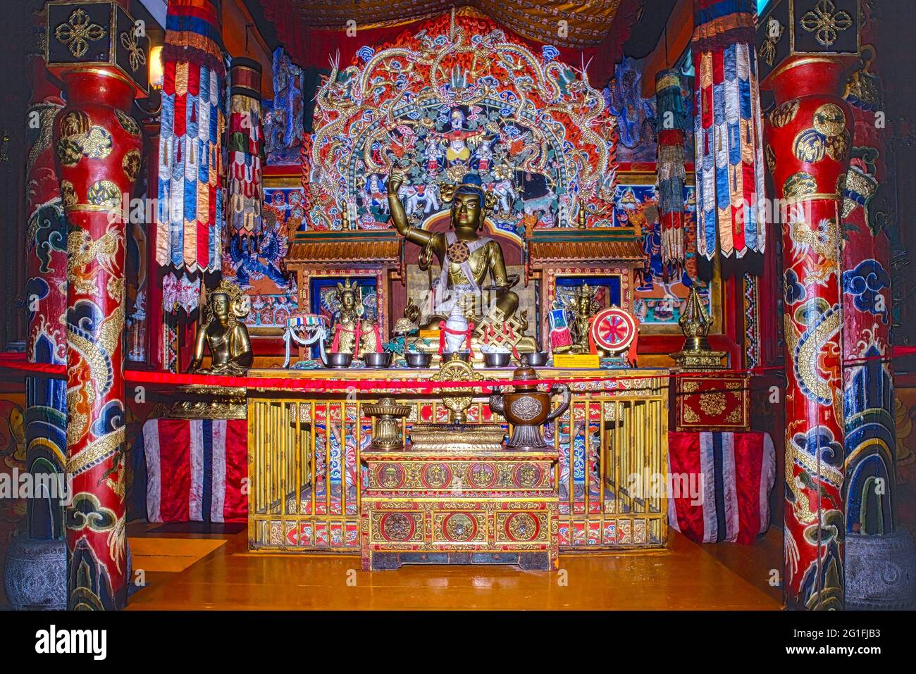 Yadam Temple, Duvchinnagwujodba deity, Choijin Lama Temple, Ulaanbaatar ...