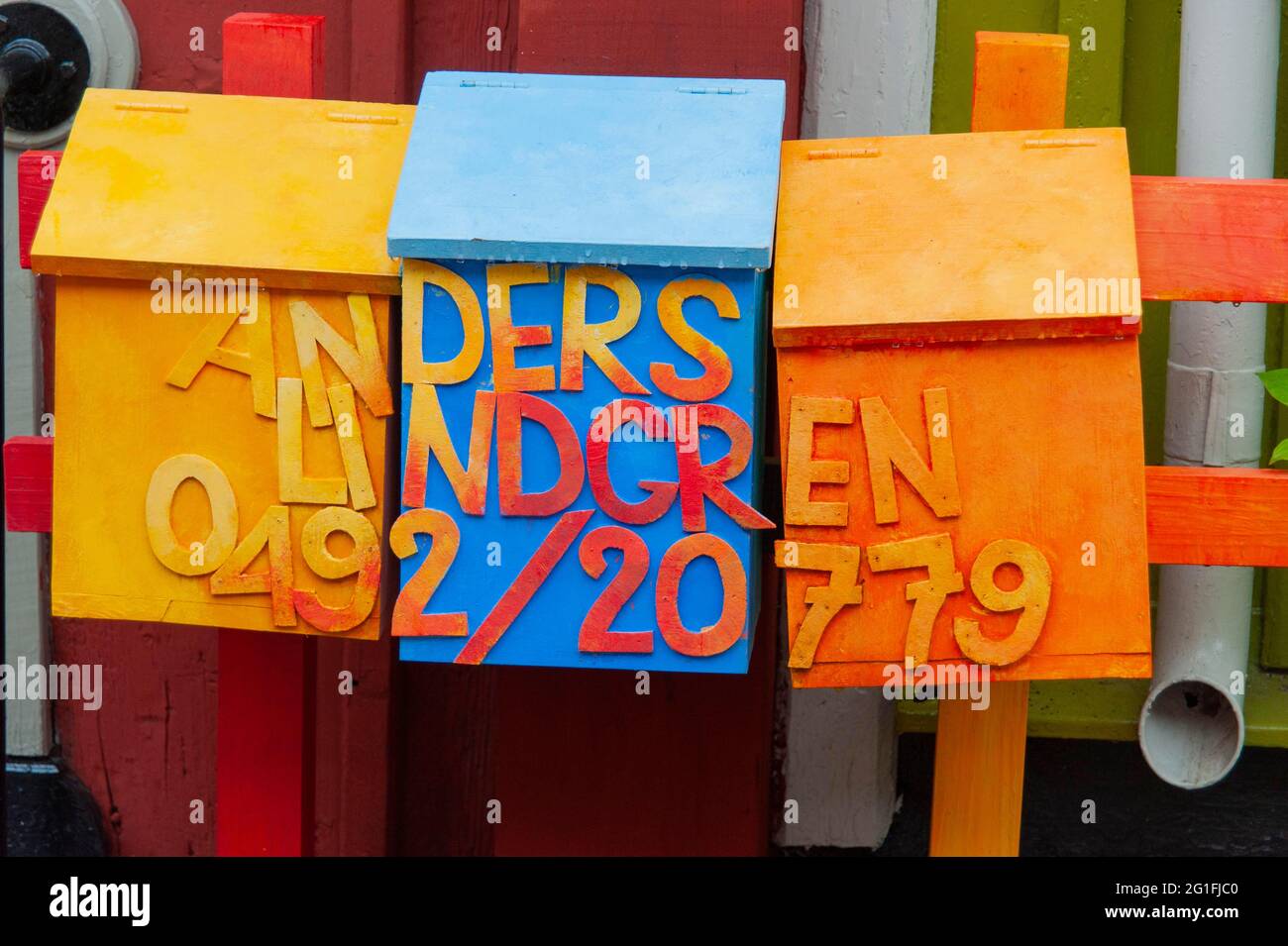 Scandinavian mailbox hi-res stock photography and images - Alamy