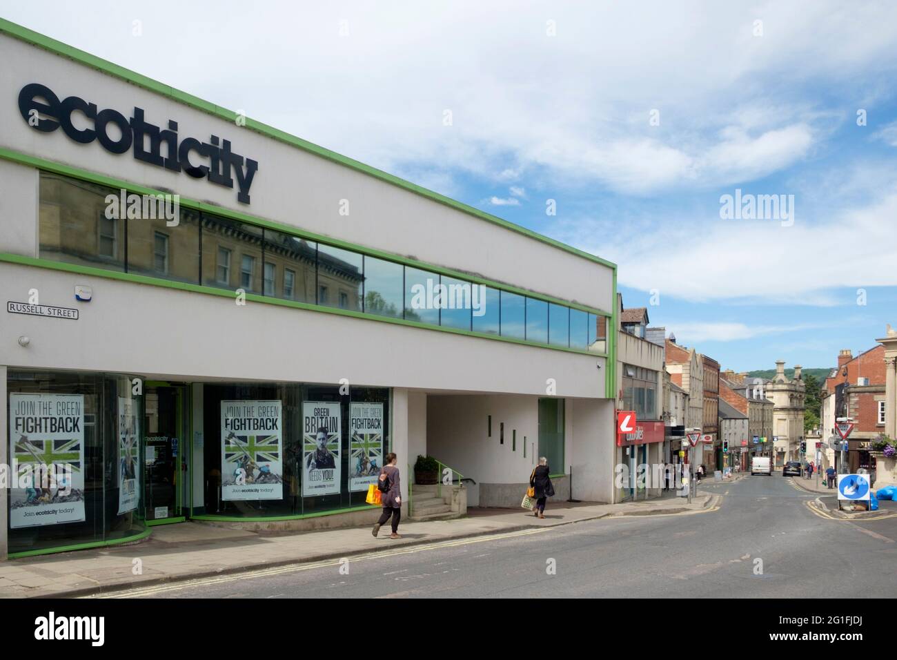Stroud, a small Gloucester town in the Southern Cotswolds. Ecotricity ...