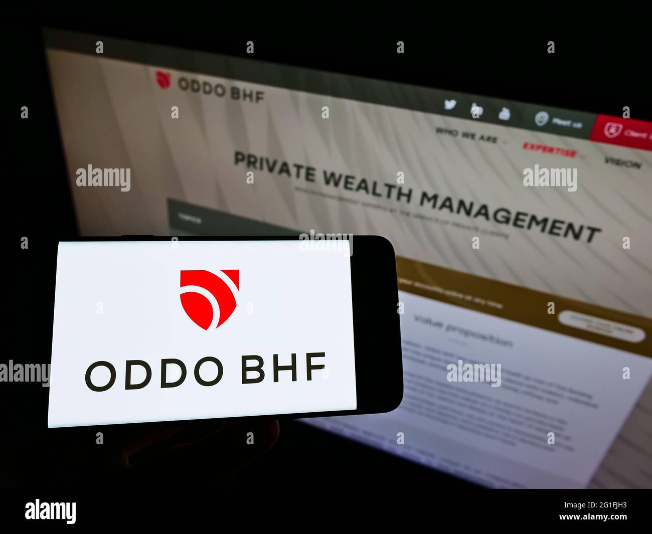 Oddo bhf logo hi-res stock photography and images - Alamy