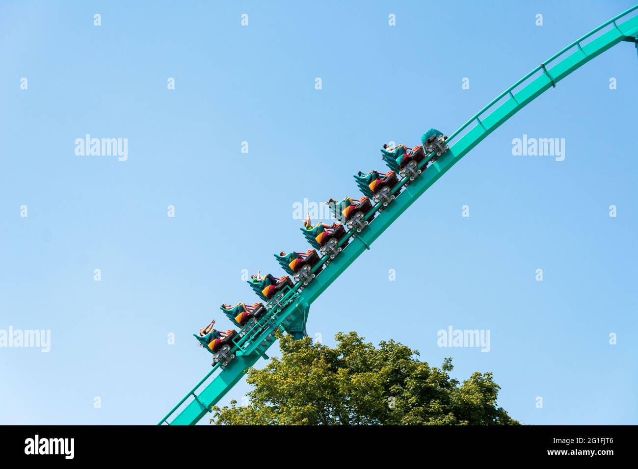 Leviathan Roller Coaster, Amusement Park Ride, Canada's Wonderland ...