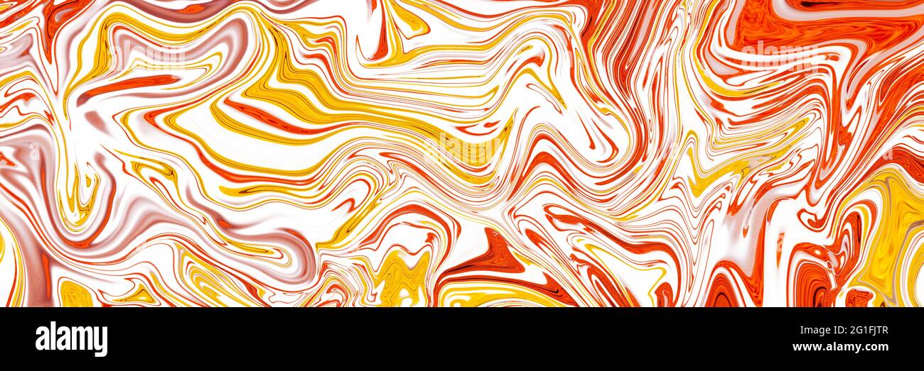 Marble effect texture of different yellow red and white colors with ...