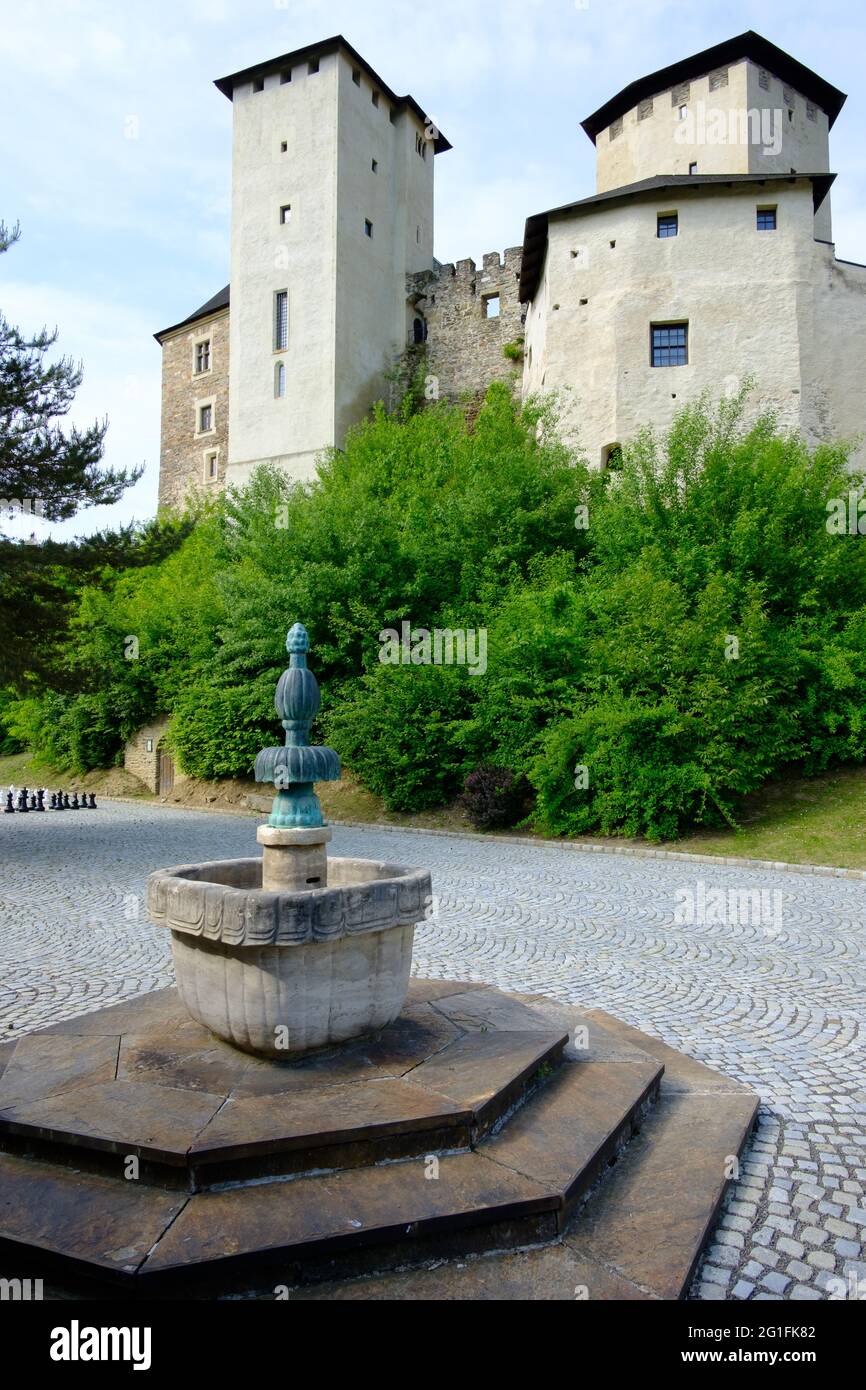 castle of lockenhaus in the austrian region burgenland Stock Photo - Alamy