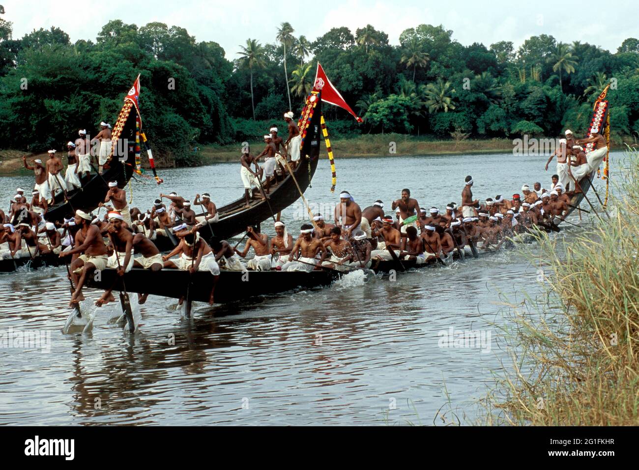 Aranmula boat race, Kerala, India Stock Photo - Alamy