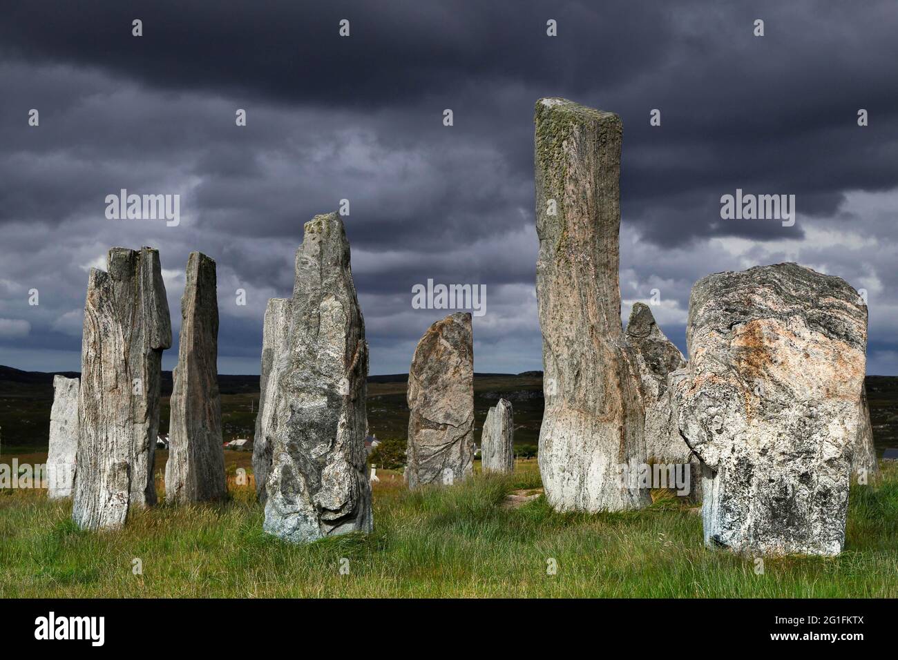 Stone Circle of Callanish, Stones of Callanish, megalithic culture ...