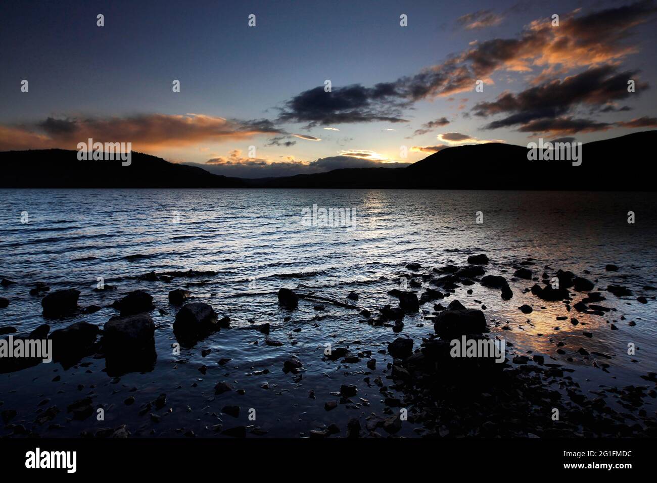 Scottish highland sunset hi-res stock photography and images - Alamy