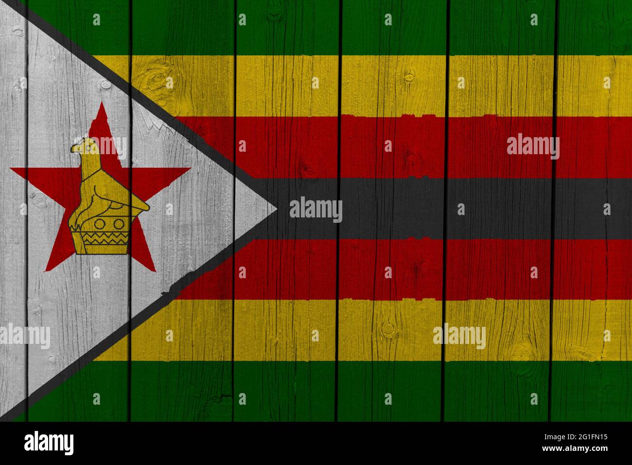 Zimbabwe flag wallpaper hi-res stock photography and images - Alamy