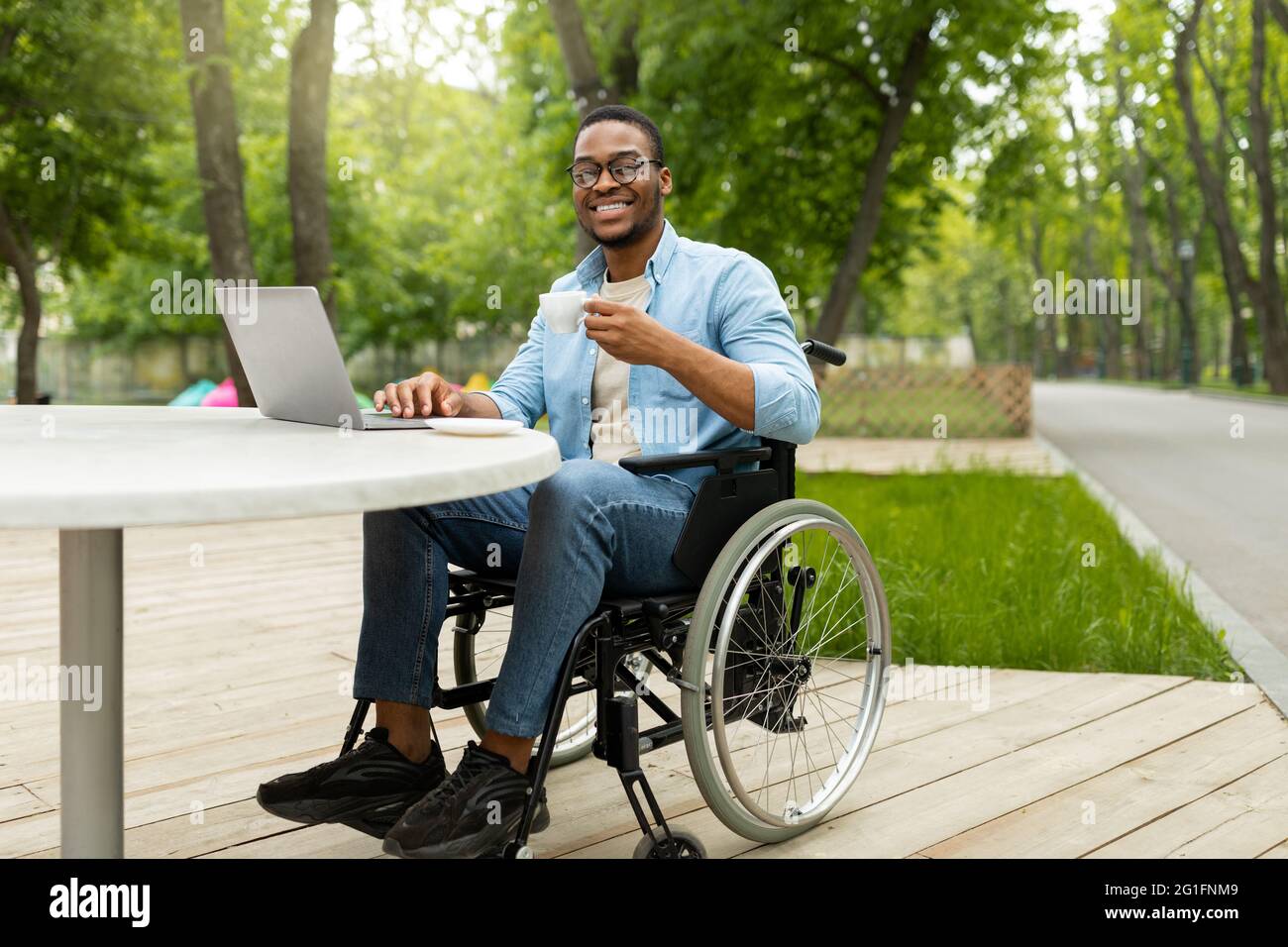Disabled Person Working