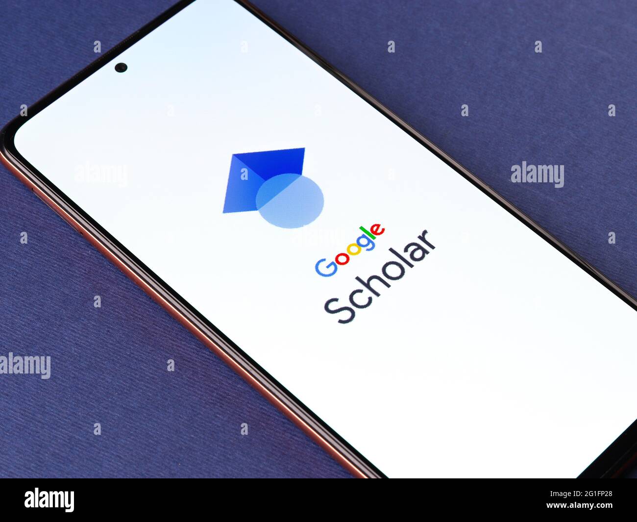Assam, india - May 29, 2021 : Google Scholar app logo on phone screen ...