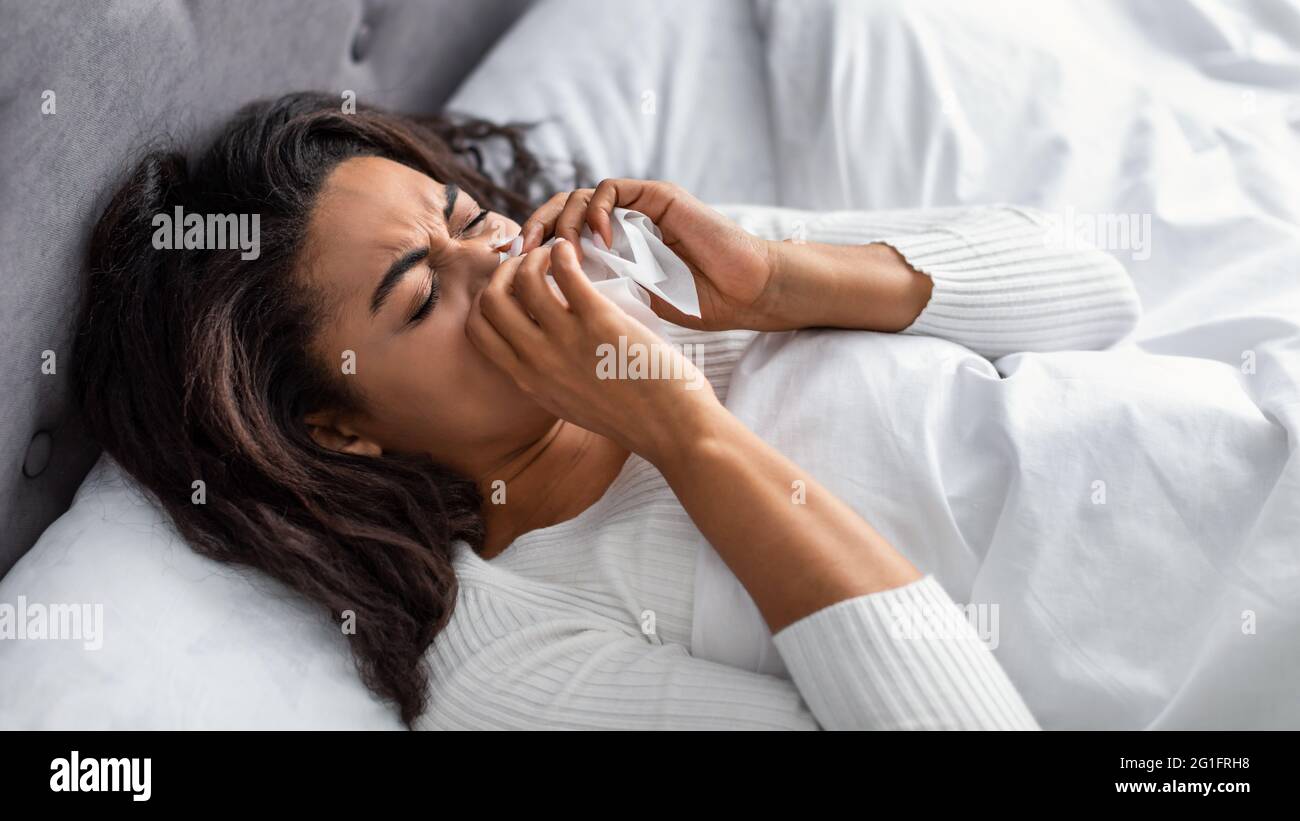 Sad woman with snotty hi-res stock photography and images - Alamy