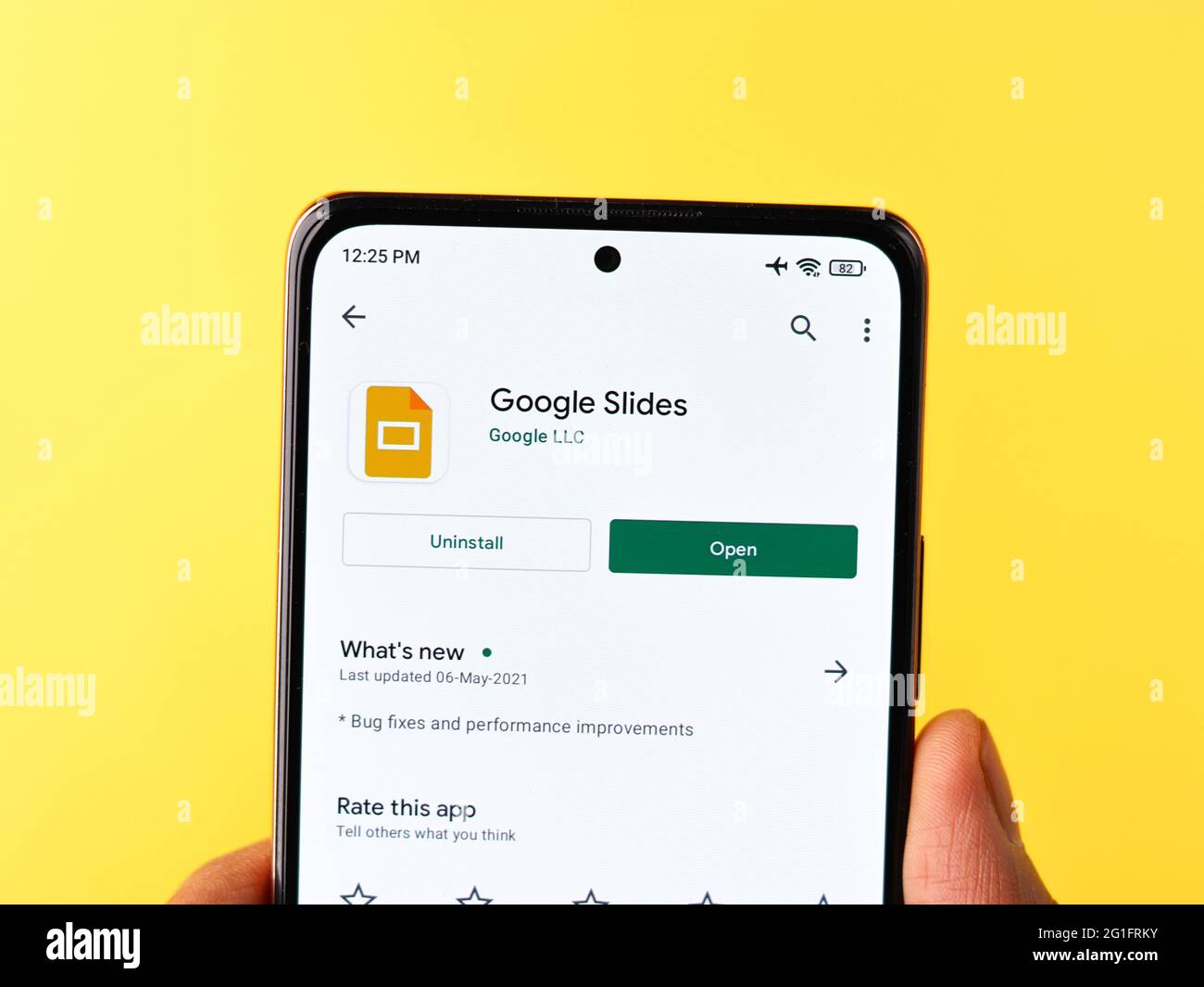 Assam, india - May 29, 2021 : Google Slides app logo on phone screen ...