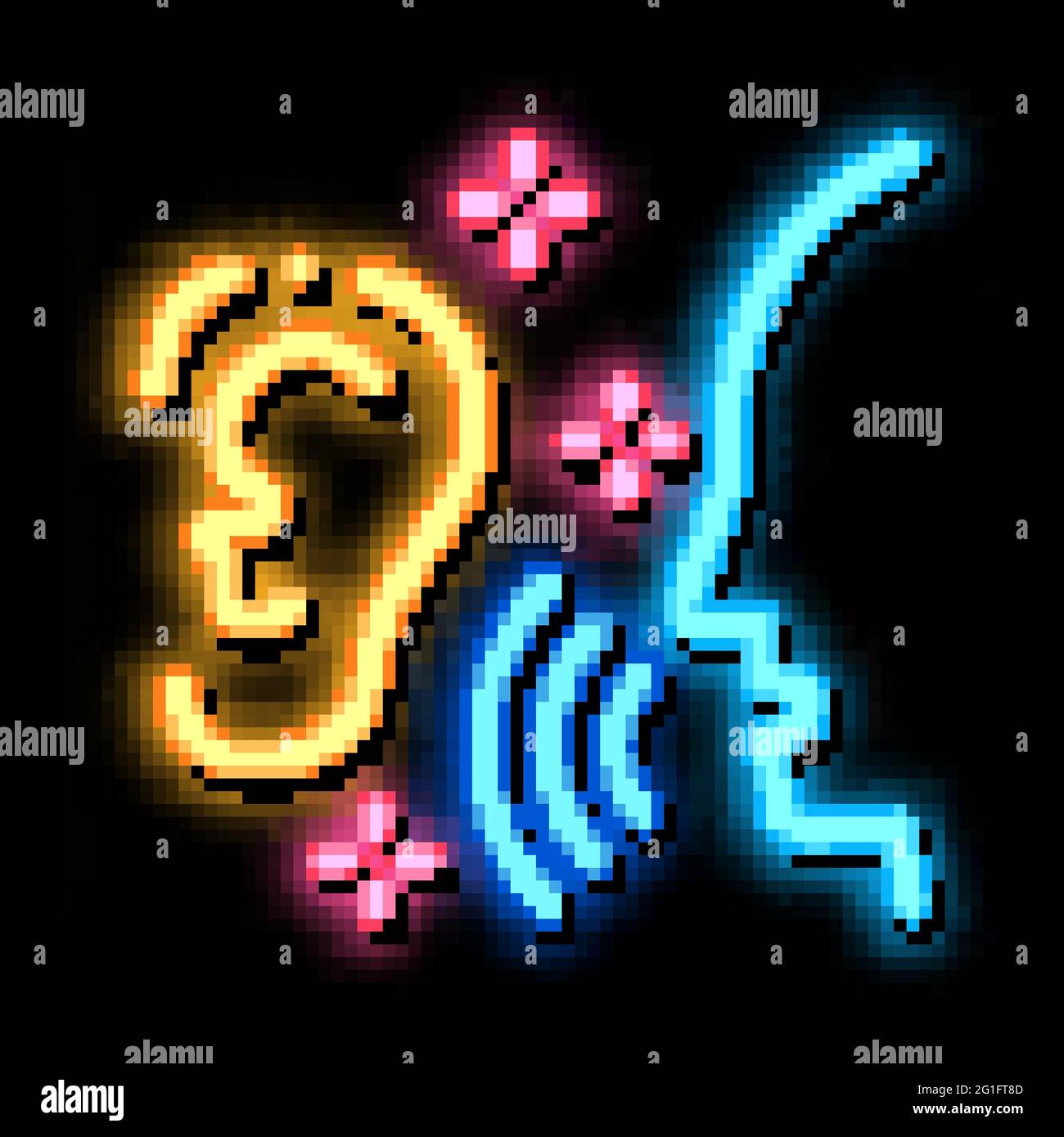 Listening to Human Singing Vector Illustration Stock Vector Image & Art ...