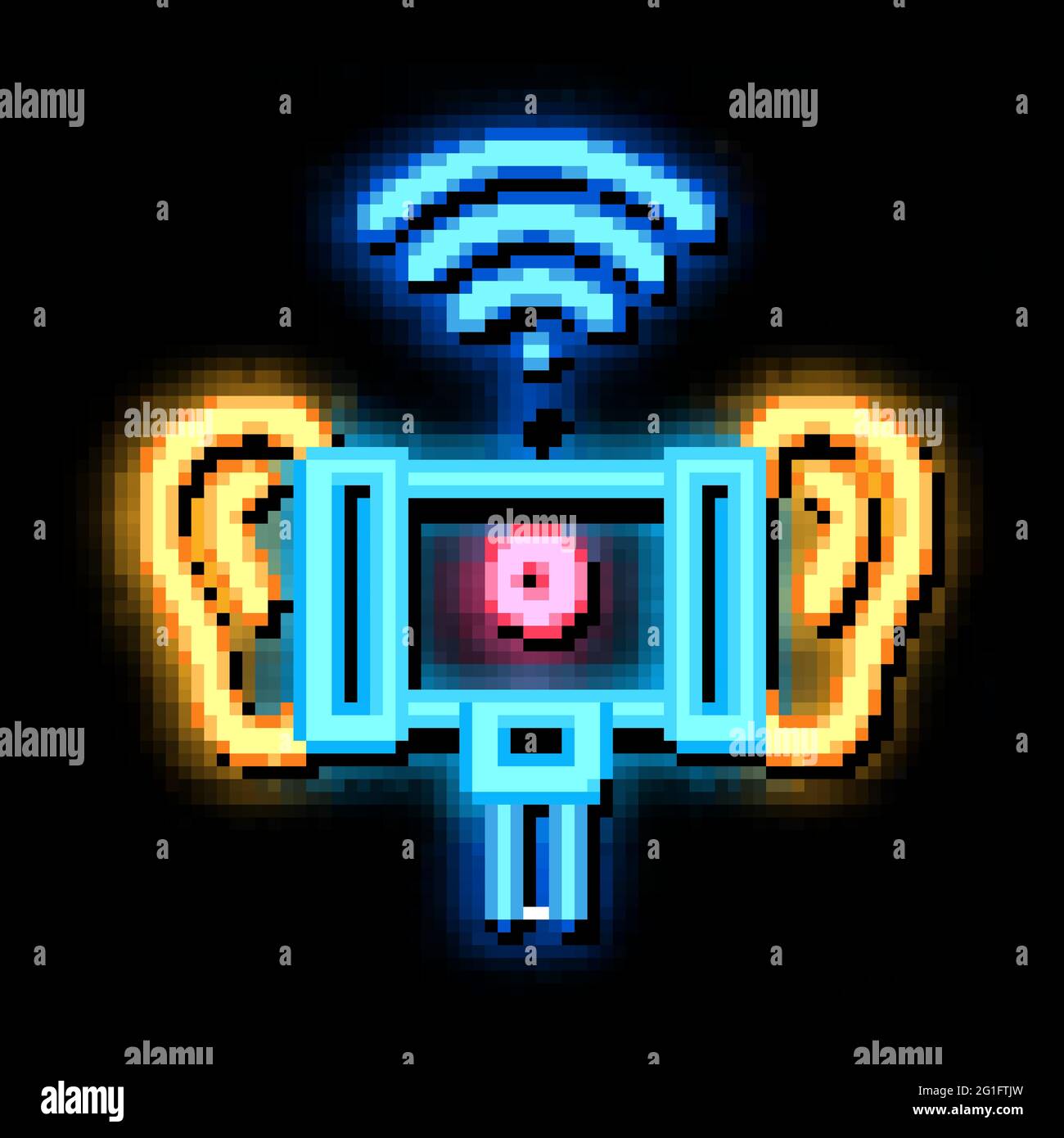 3dio binaural microphone icon hi-res stock photography and images - Alamy