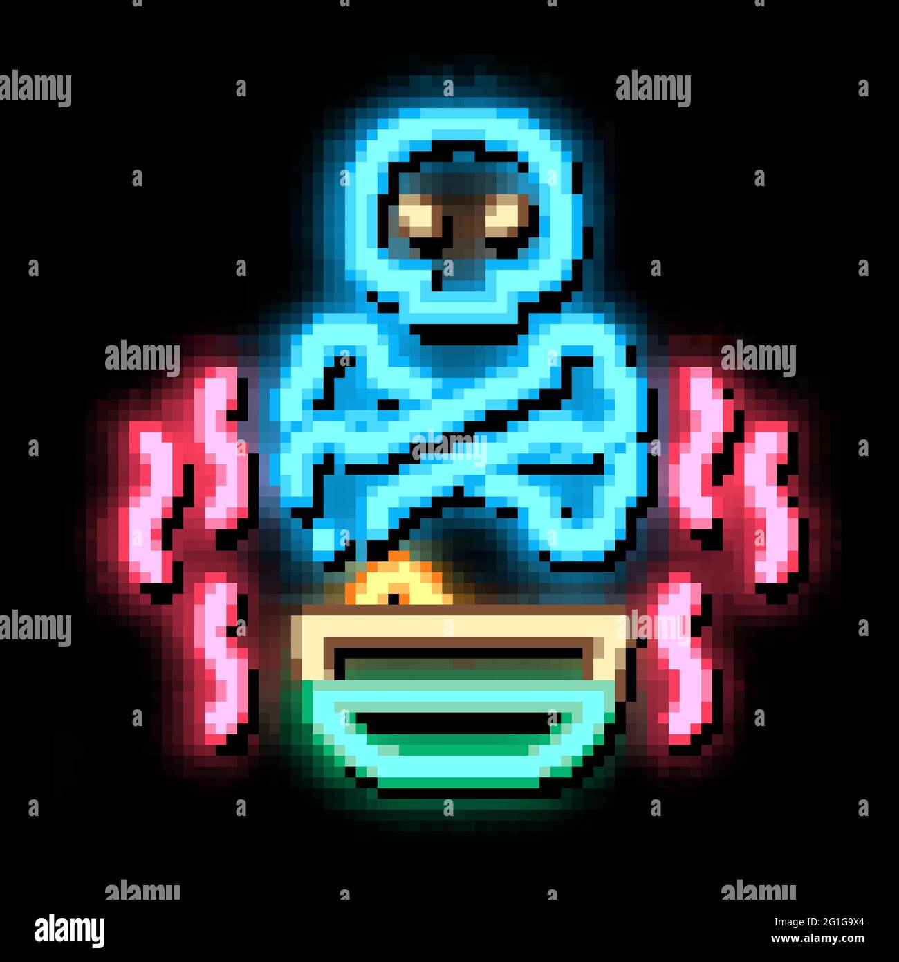 Deadly Poison neon glow icon illustration Stock Vector Image & Art - Alamy