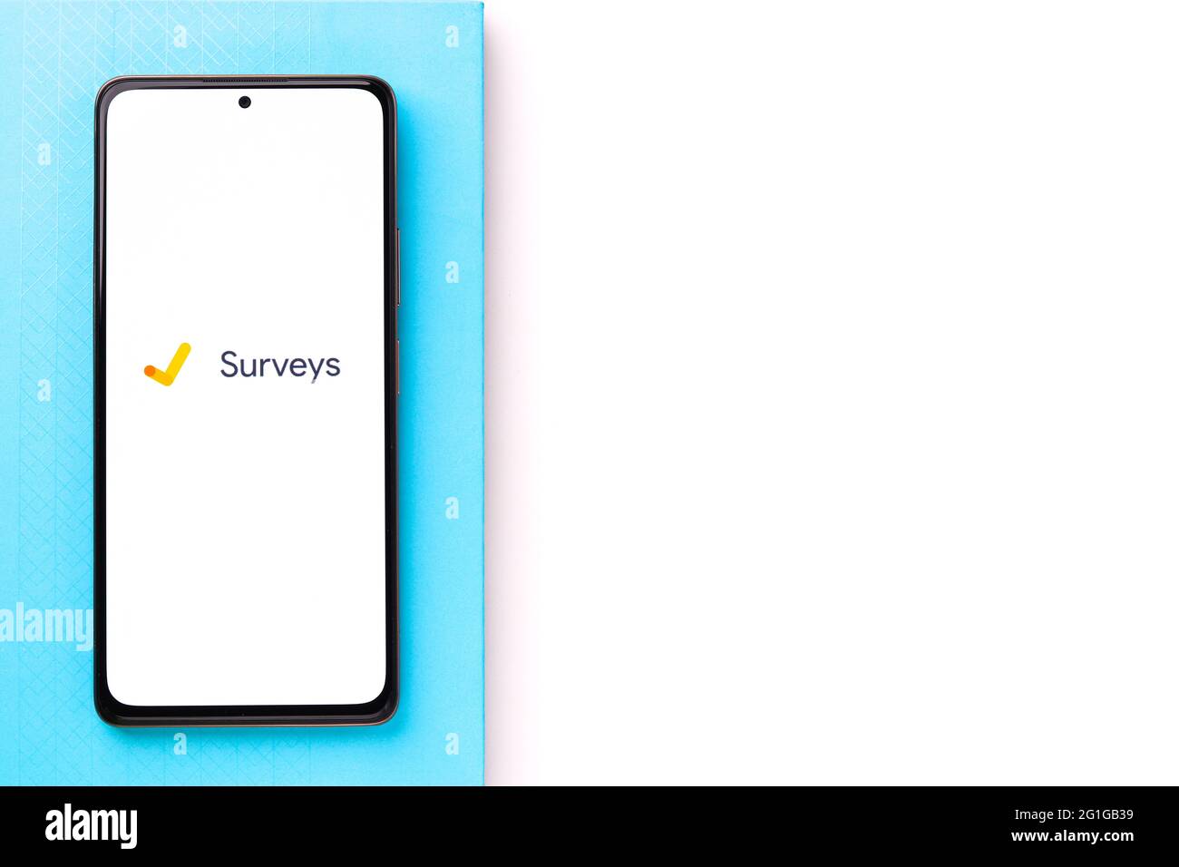 Assam, india - May 29, 2021 : Google Survey logo on phone screen stock ...
