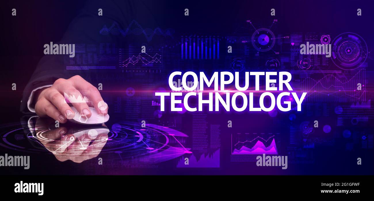 hand holding wireless peripheral, modern technology concept Stock Photo ...