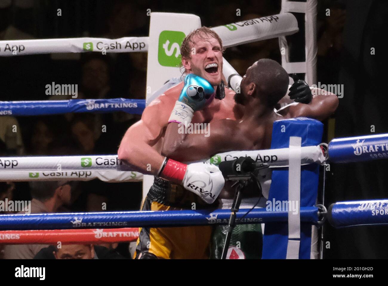 Logan paul fight hi-res stock photography and images - Alamy