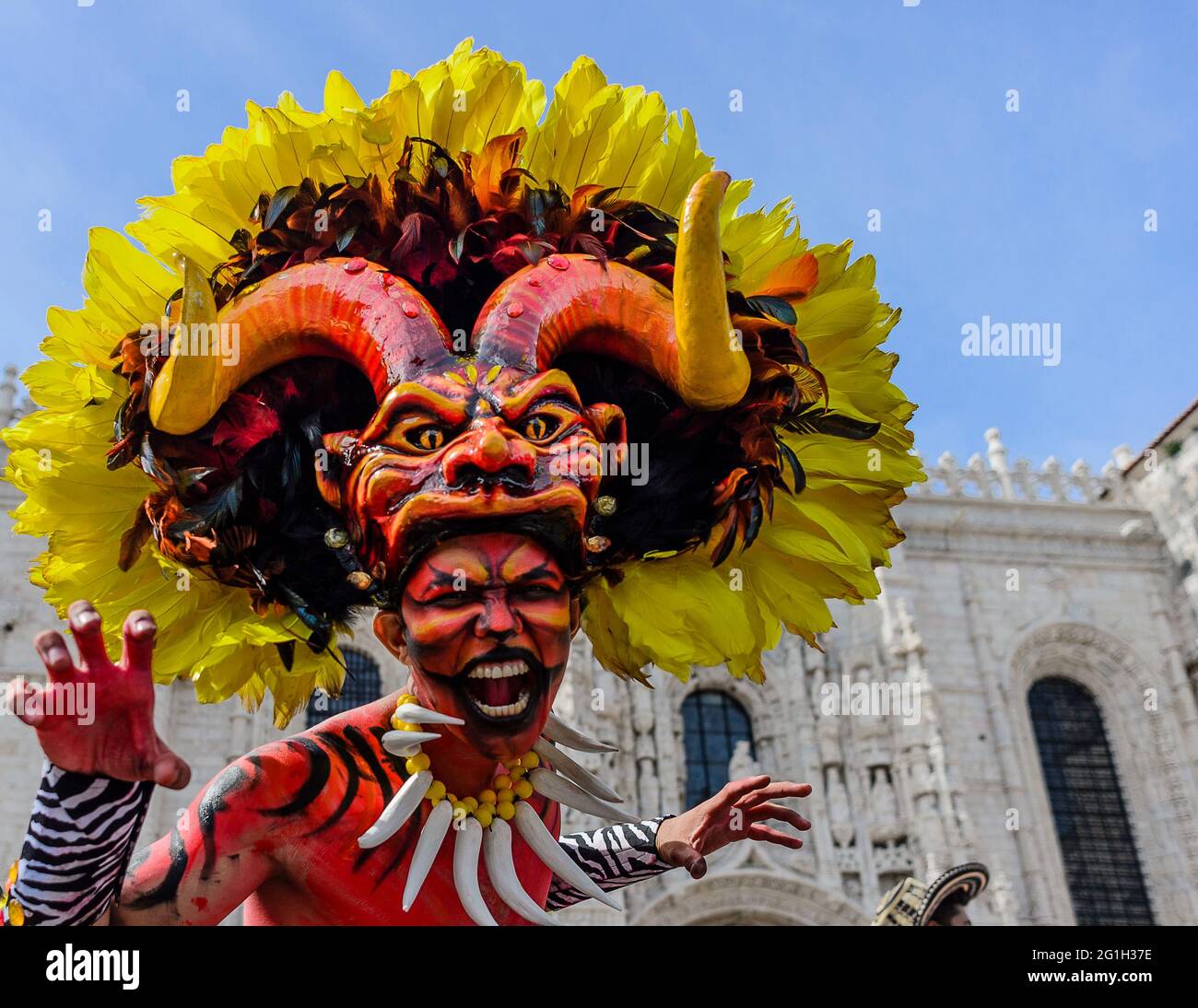 International Festival of the Iberian Mask (Lisbon Stock Photo - Alamy