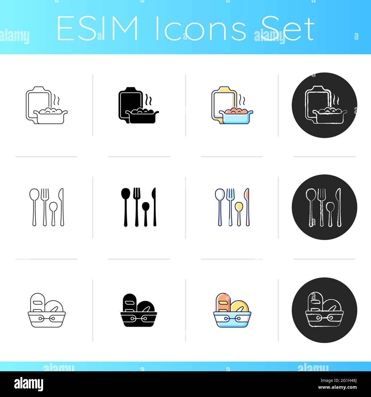 Horeca icons hi-res stock photography and images - Alamy