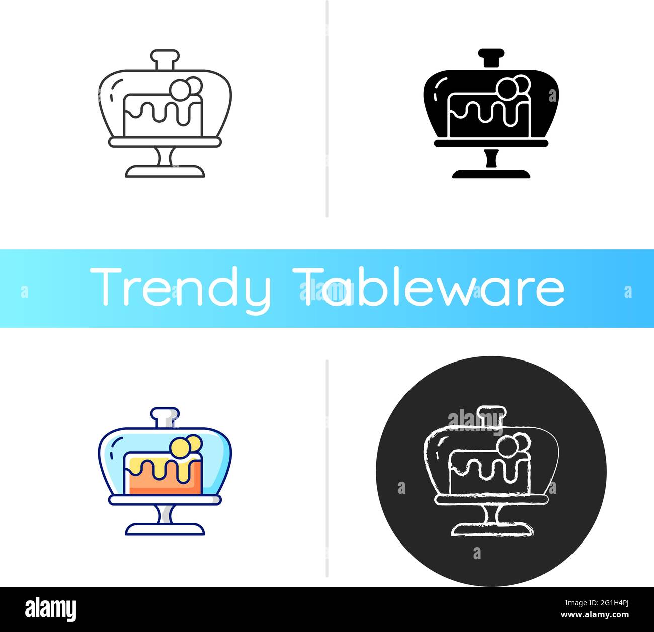 Cake stand line drawing hi-res stock photography and images - Alamy