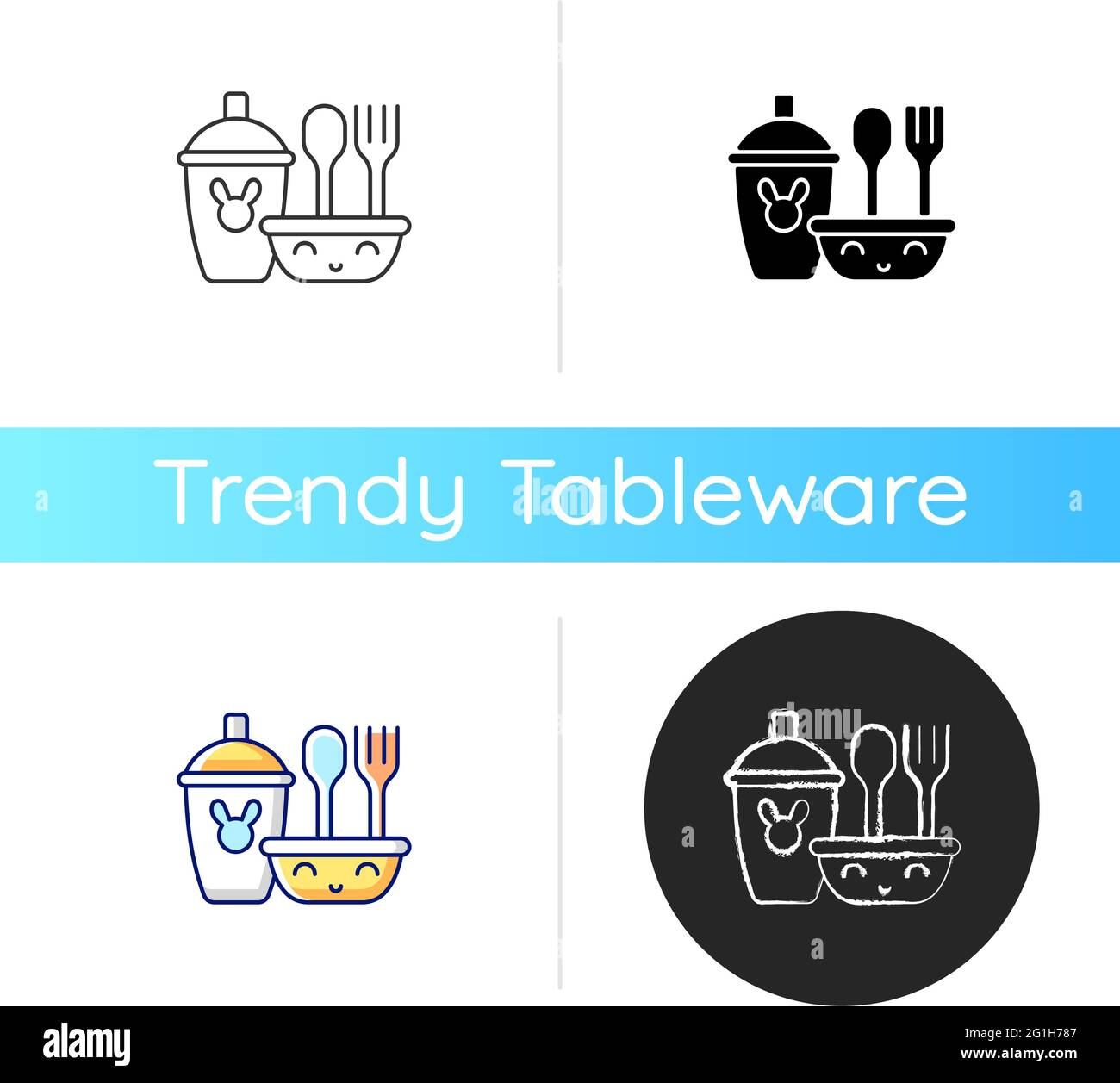 Dinnerware Stock Vector Images - Alamy