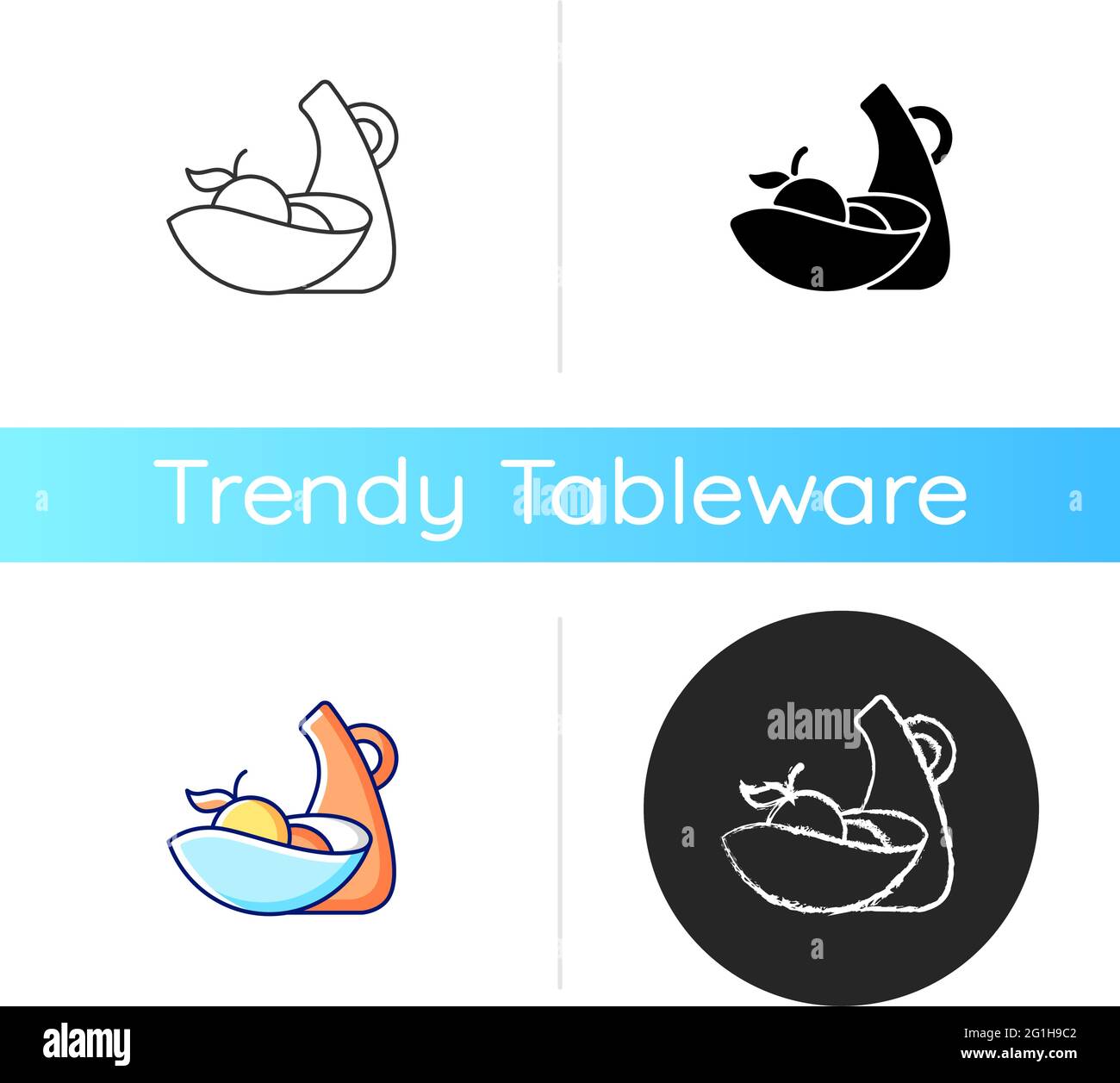 Irregular plate Stock Vector Images - Alamy