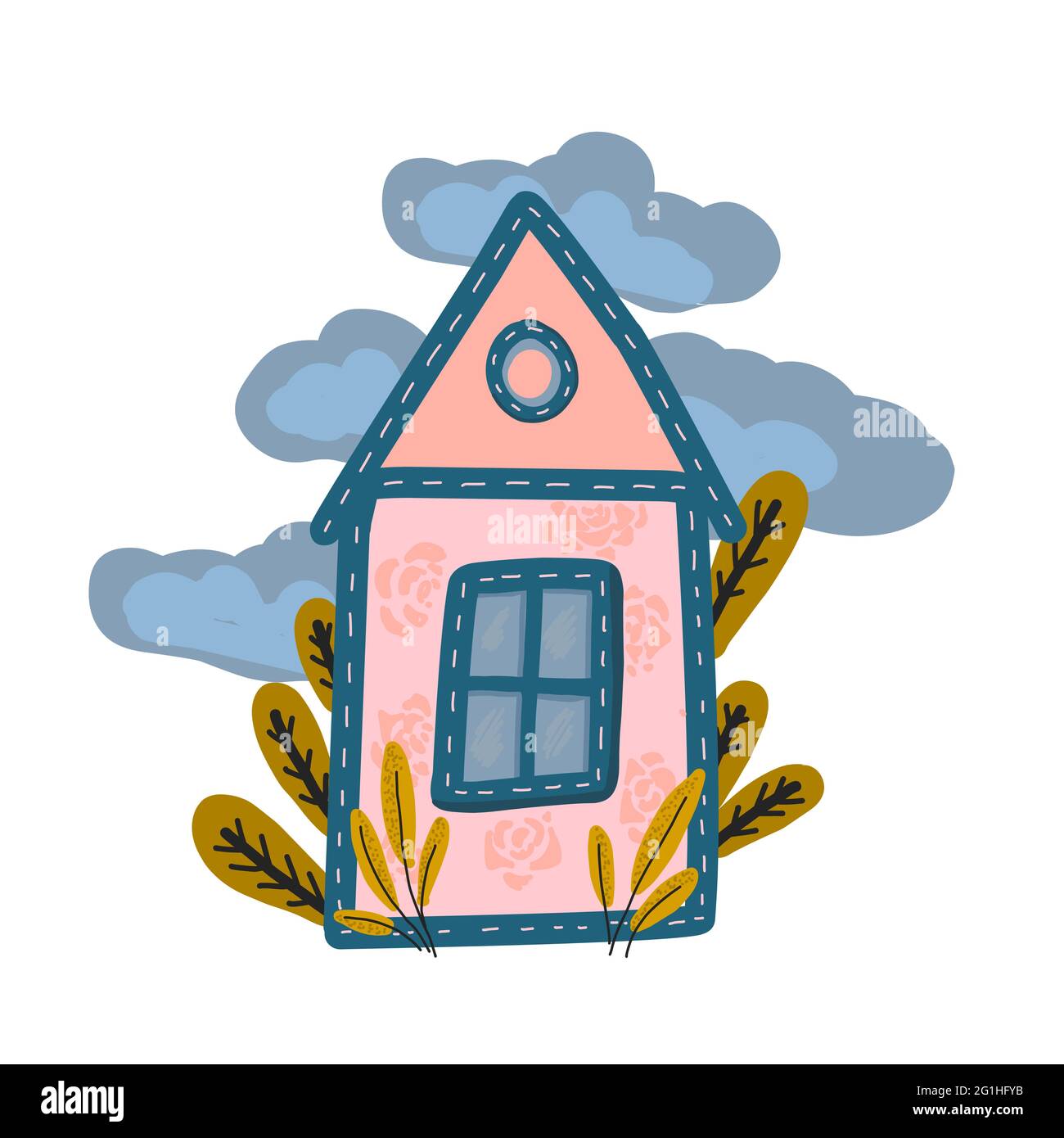 Cute Little House Clipart