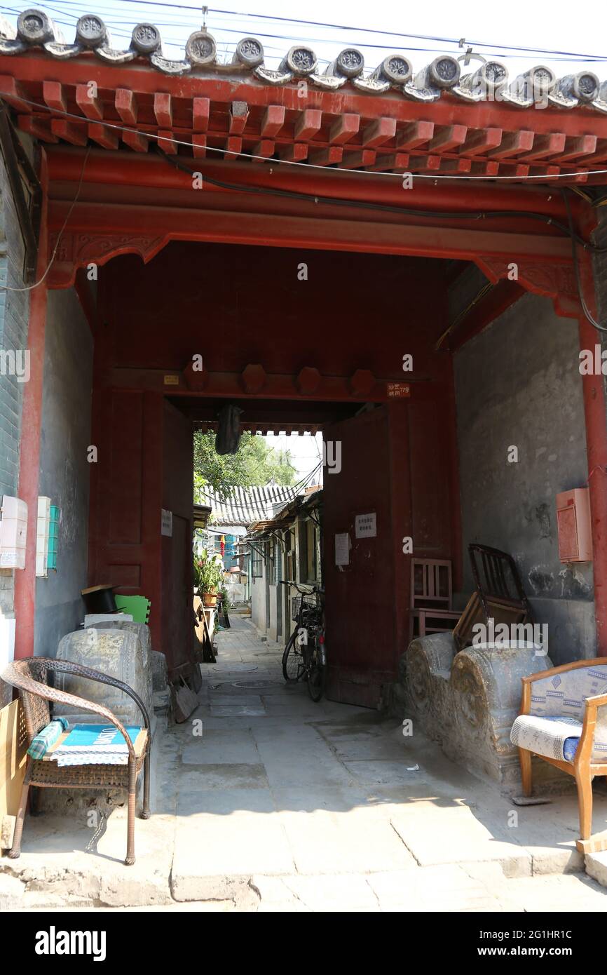 One of the ancient gates leading to old domestic dwellings of The ...
