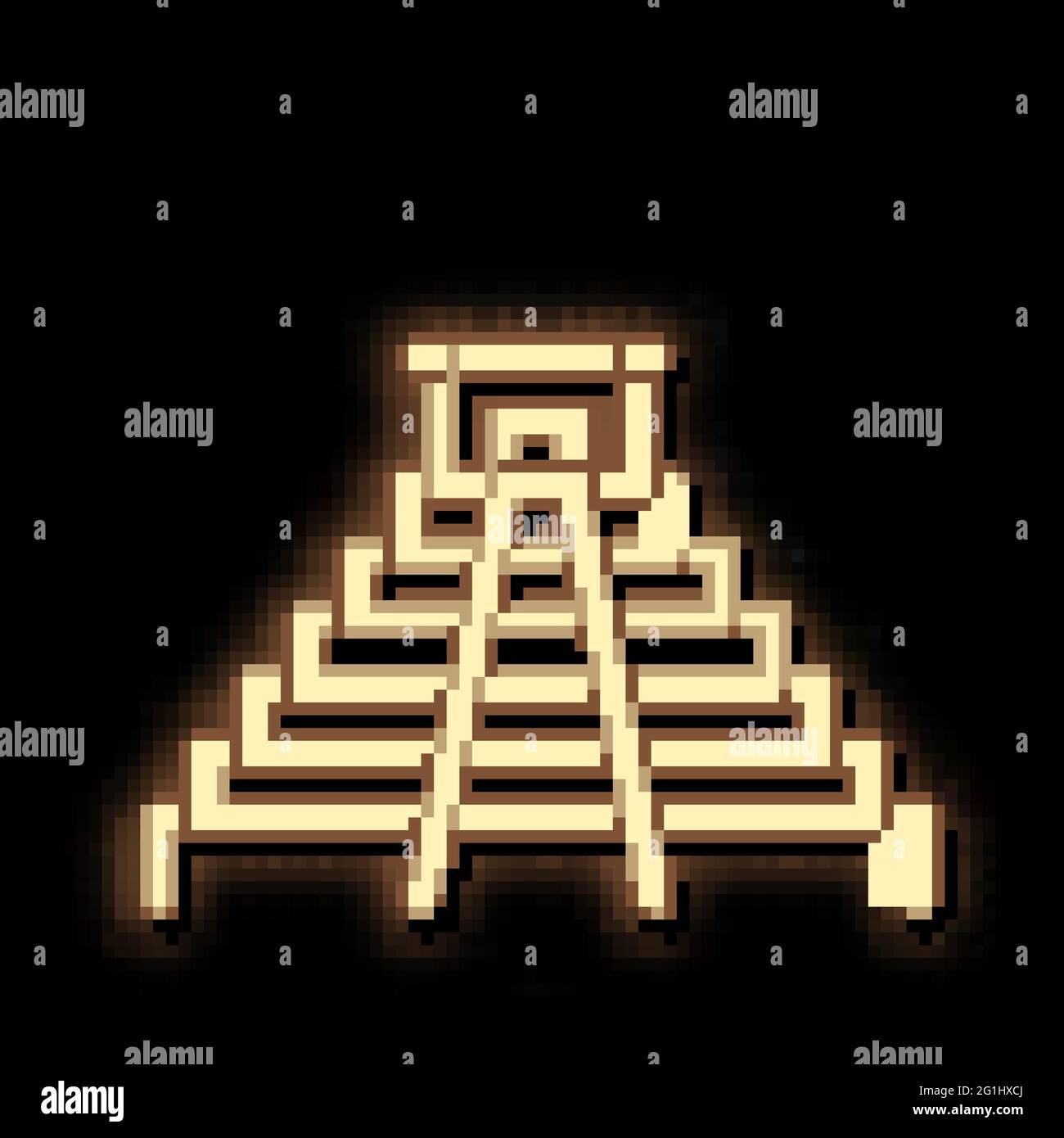 The temple of his totem Stock Vector Images - Alamy