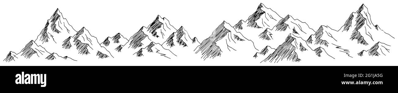 Mountain Range Graphic