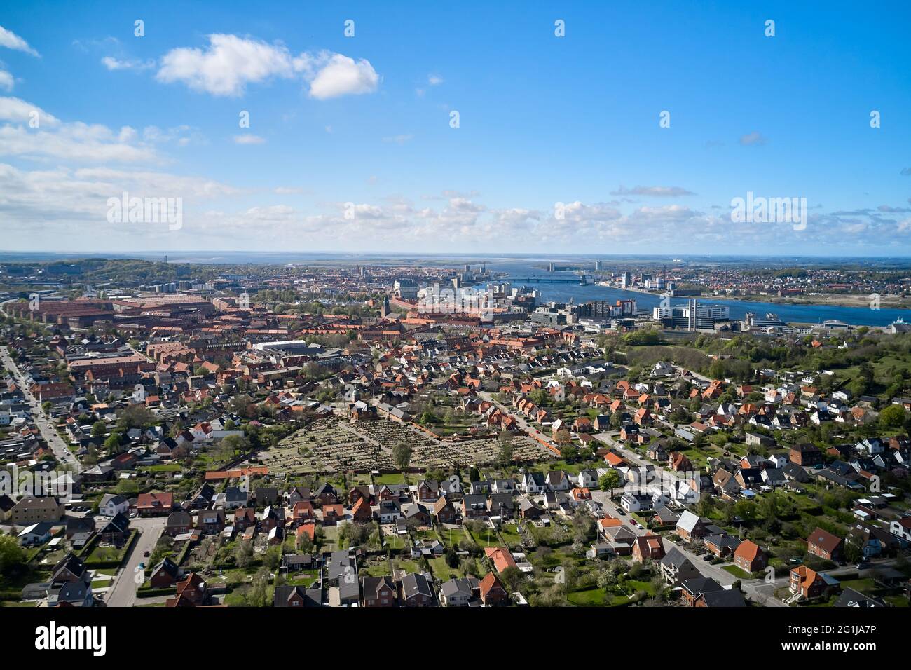 Landscape of city view in denmark Stock Photo - Alamy