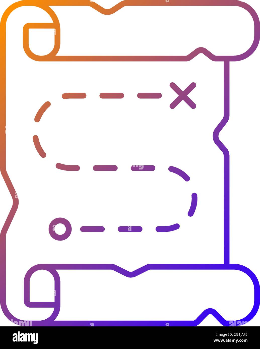 Map gradient linear vector icon Stock Vector Image & Art - Alamy