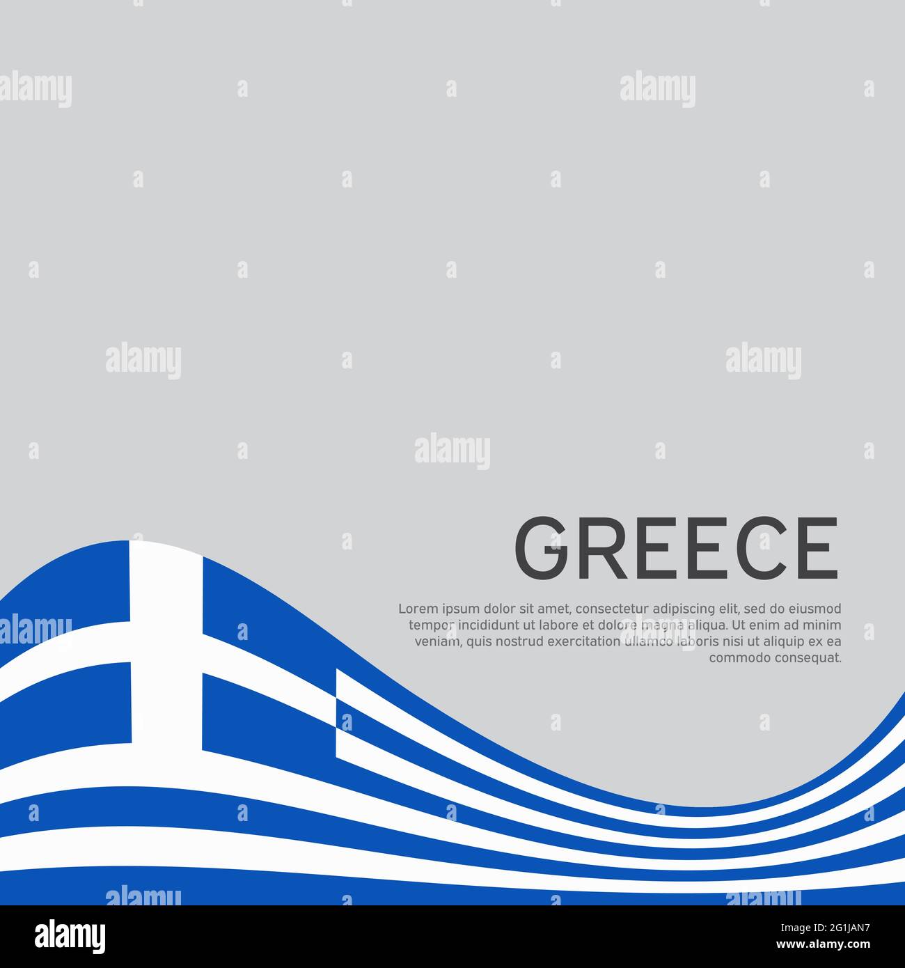 Background with flag of greece. Greece flag on a white background ...