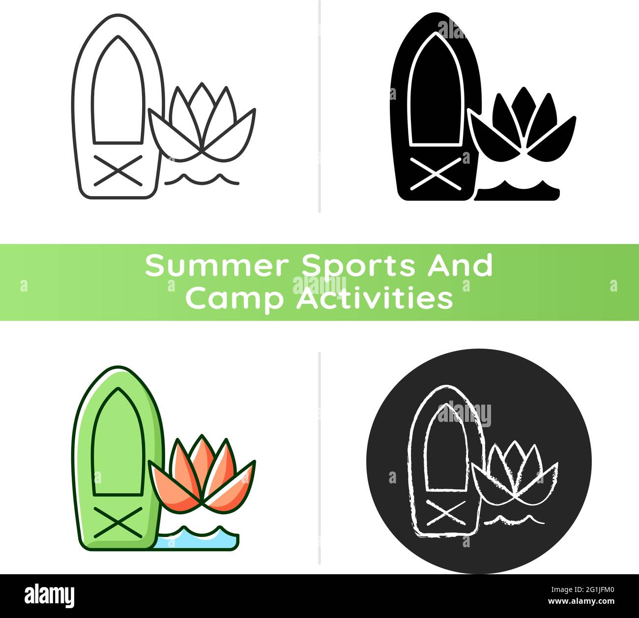 Stand up paddle board yoga icon Stock Vector Image & Art - Alamy