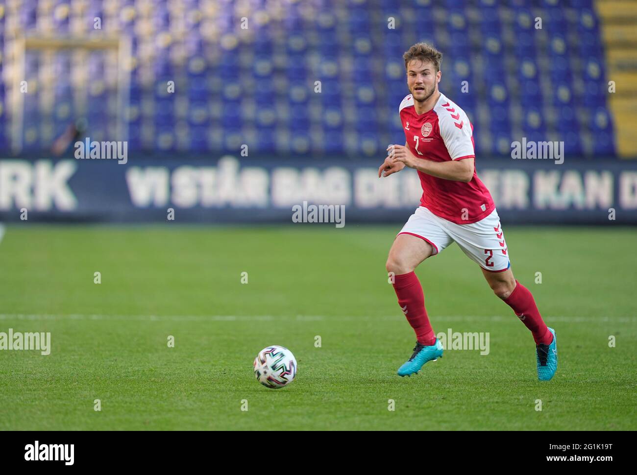 Broendby Stadium, Copenhagen, Denmark. 6th June, 2021. Denmark's ...