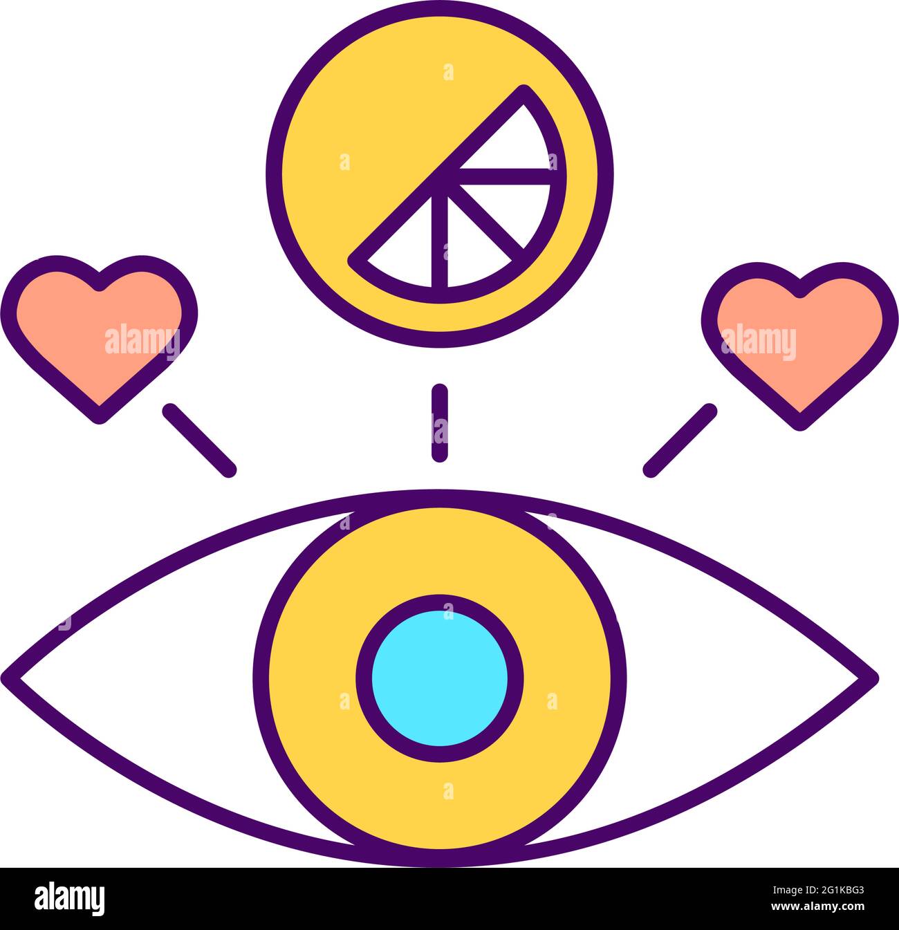 Emotional commitment to brand RGB color icon Stock Vector Image & Art ...