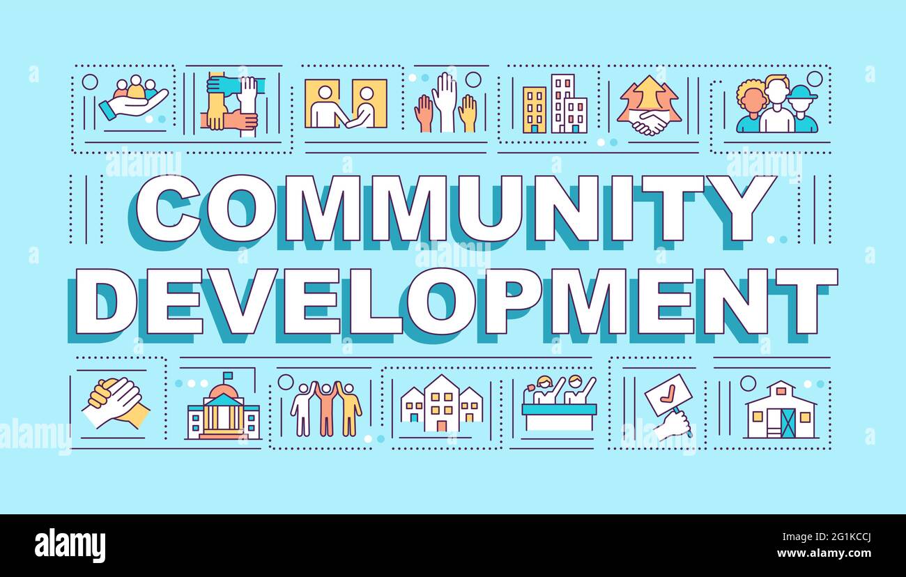 Community development word concepts banner Stock Vector Image & Art - Alamy