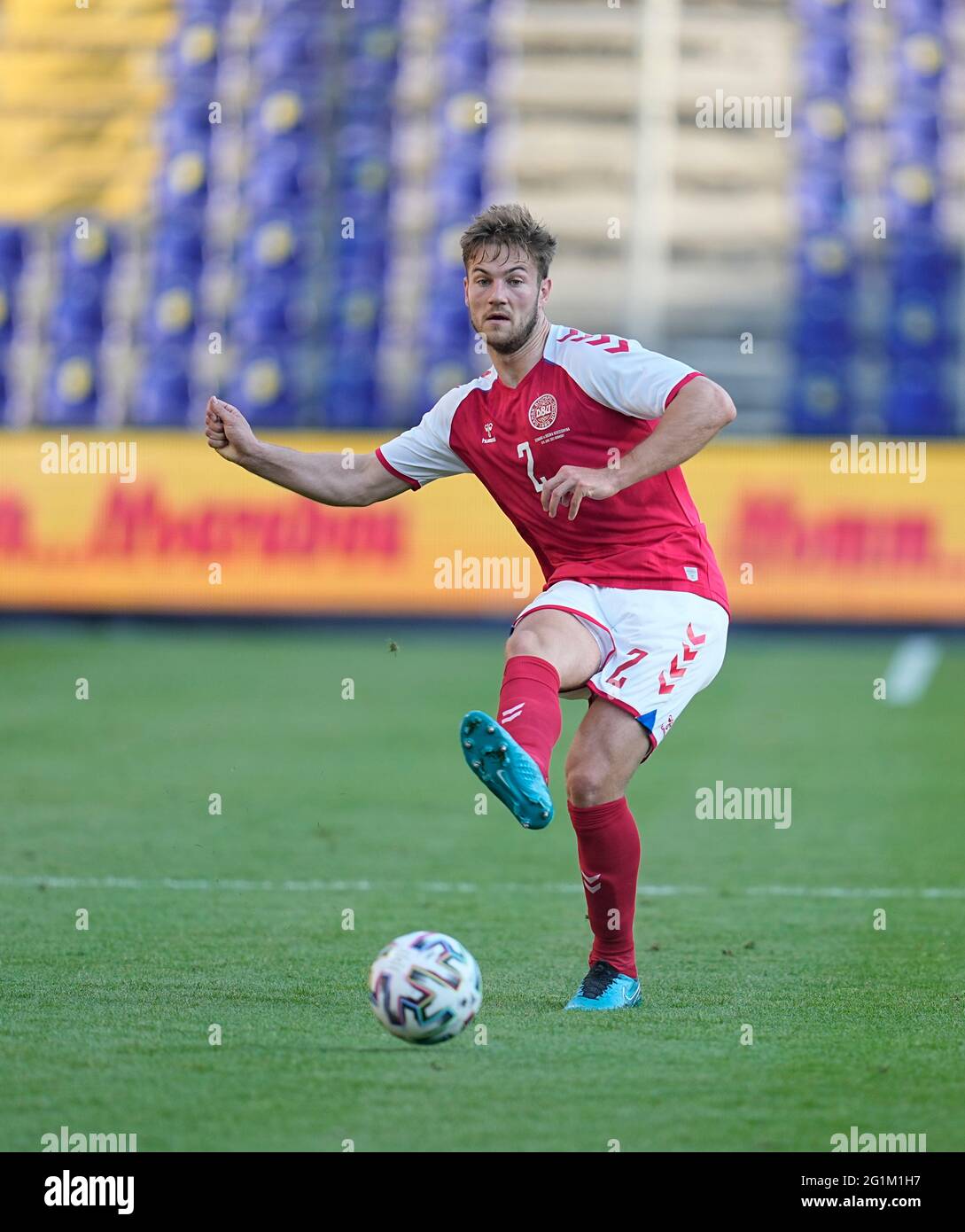 June 6, 2021: Denmarkâ€™s Joachim Andersen during Denmark against ...