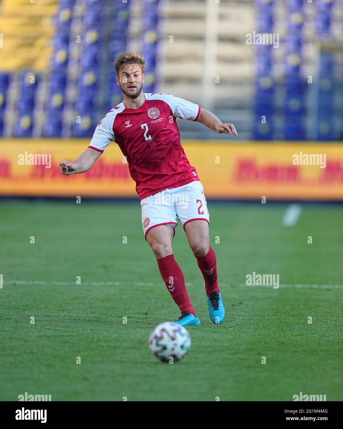 June 6, 2021: Denmarkâ€™s Joachim Andersen during Denmark against ...