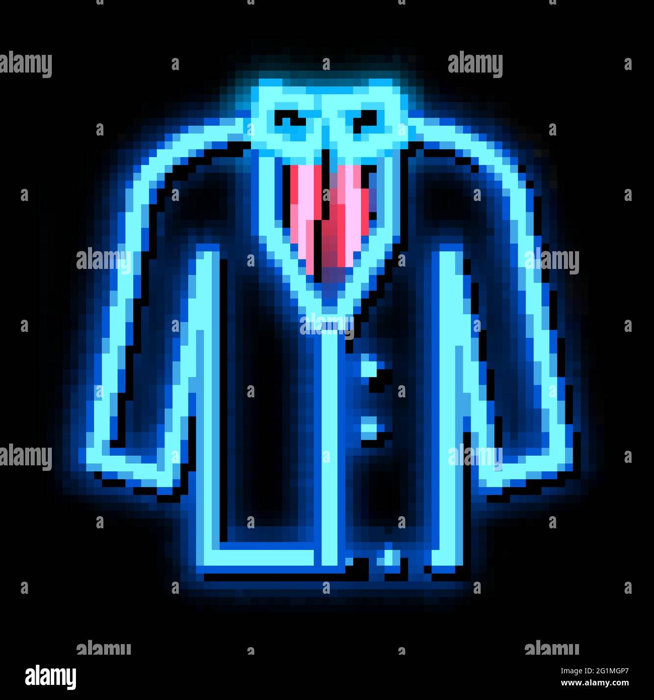 Costume Neon Glow Icon Illustration Stock Vector Image And Art Alamy