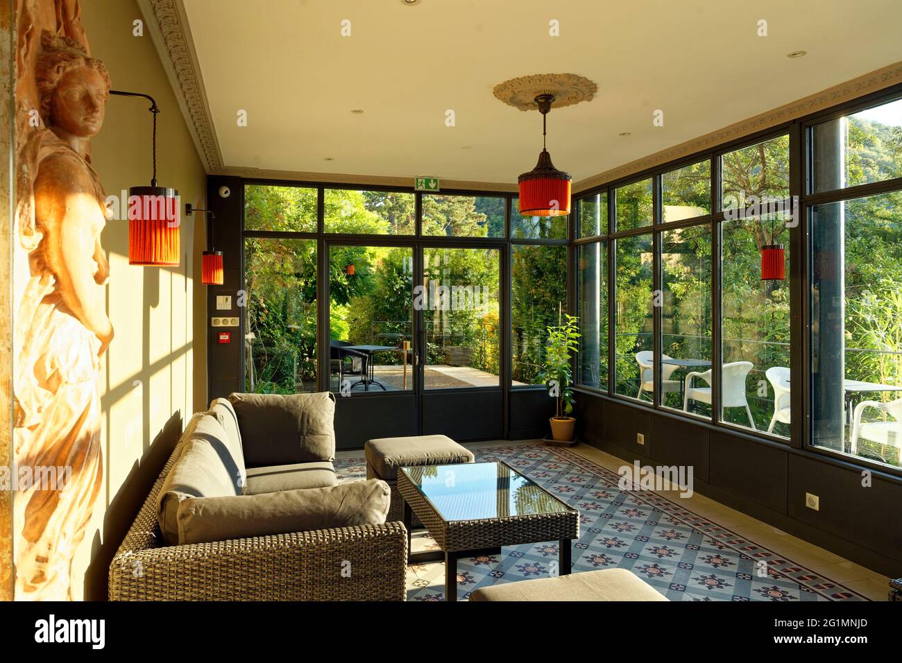Veranda of the monastery hi-res stock photography and images - Alamy