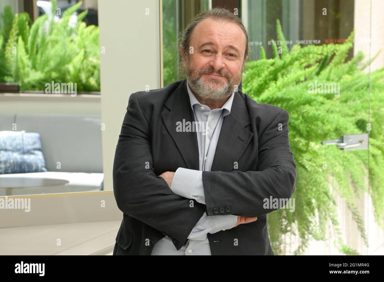 Rome, Italy. 07th June, 2021. Natalino Balasso attends the Comedians ...