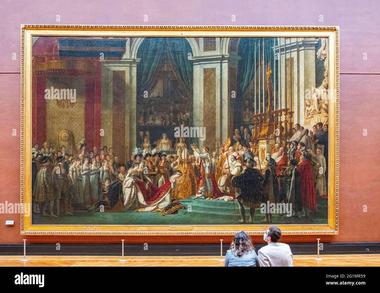 Coronation napoleon painting louvre museum hi-res stock photography and ...