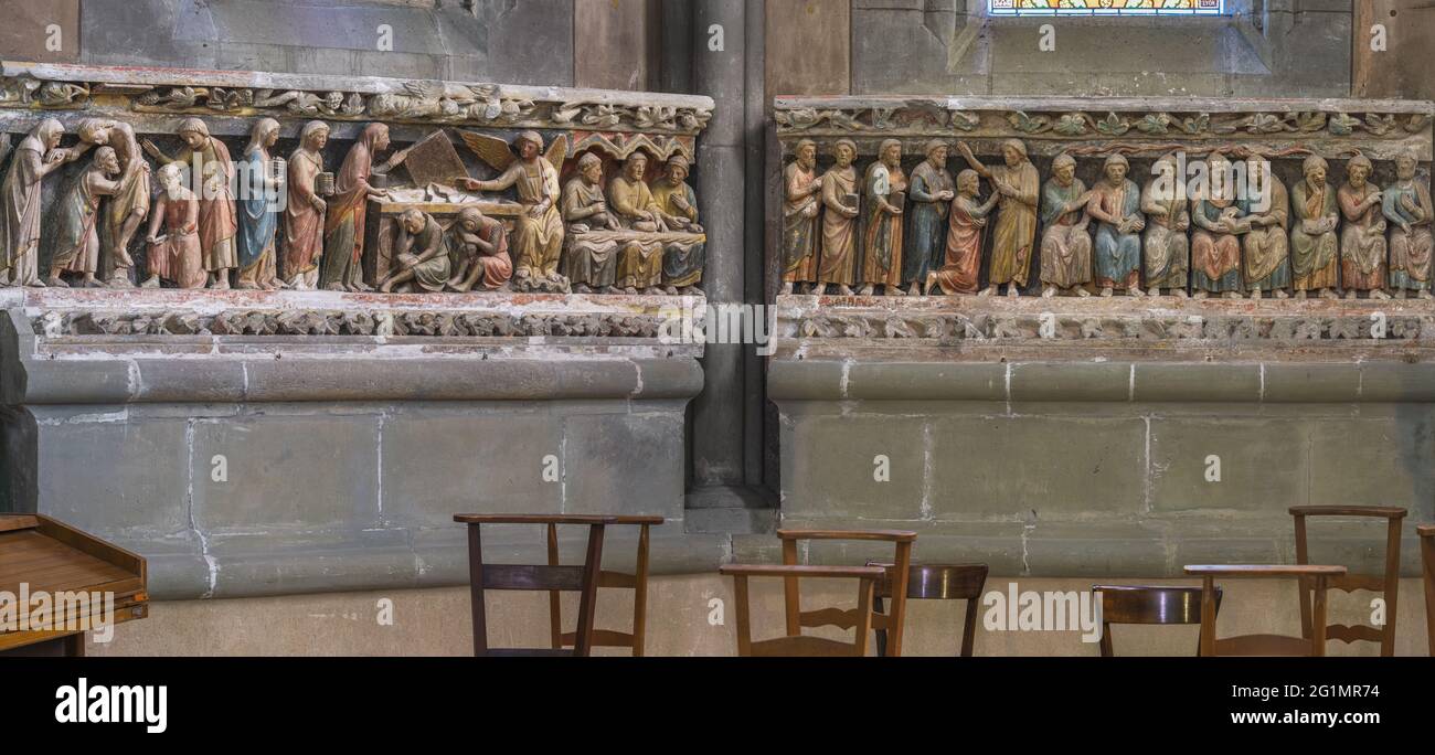 France, Savoie, Le Bourget-du-Lac, Saint-Laurent church, remains of a ...