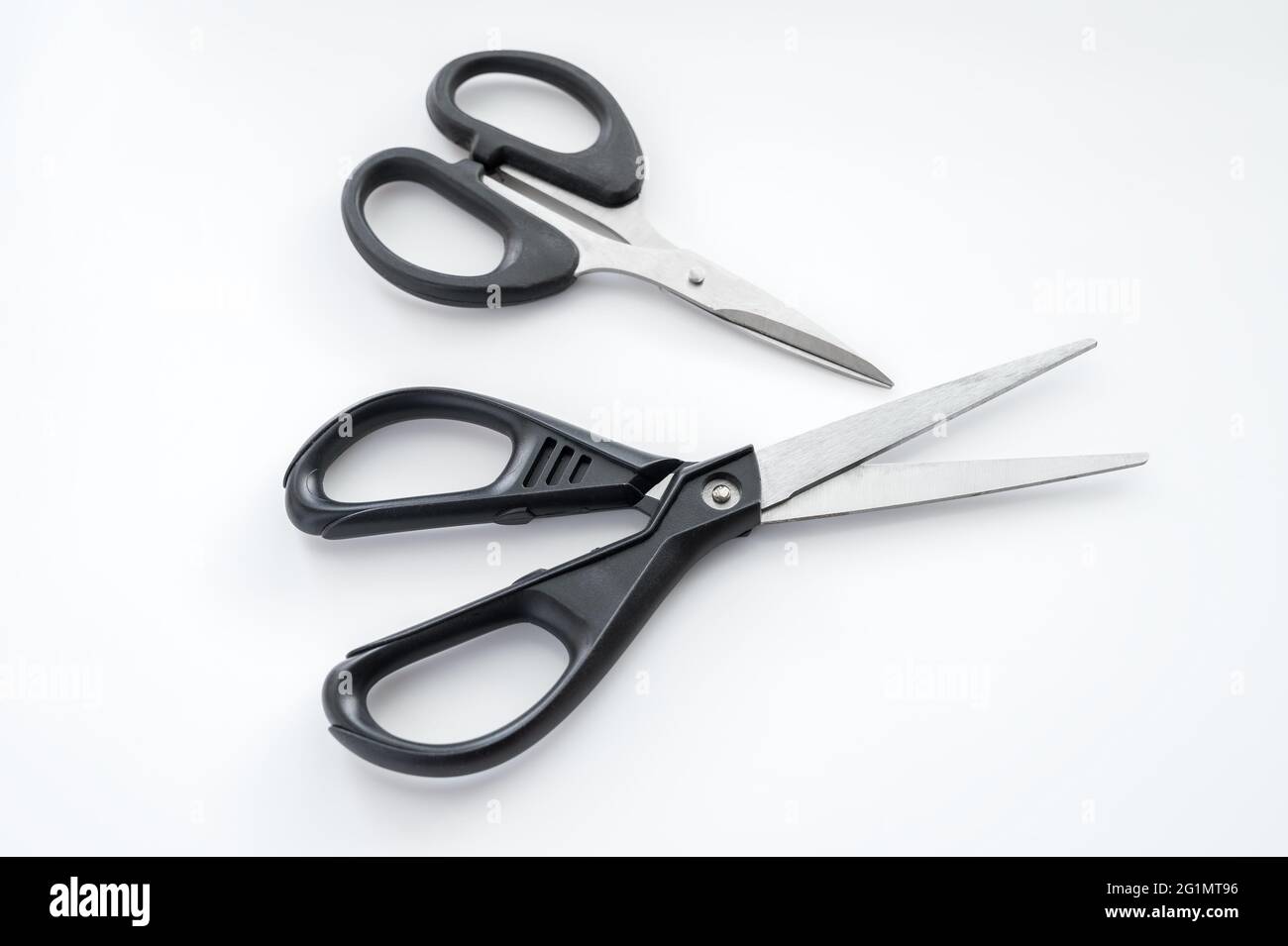Scissors on a white background Stock Photo - Alamy