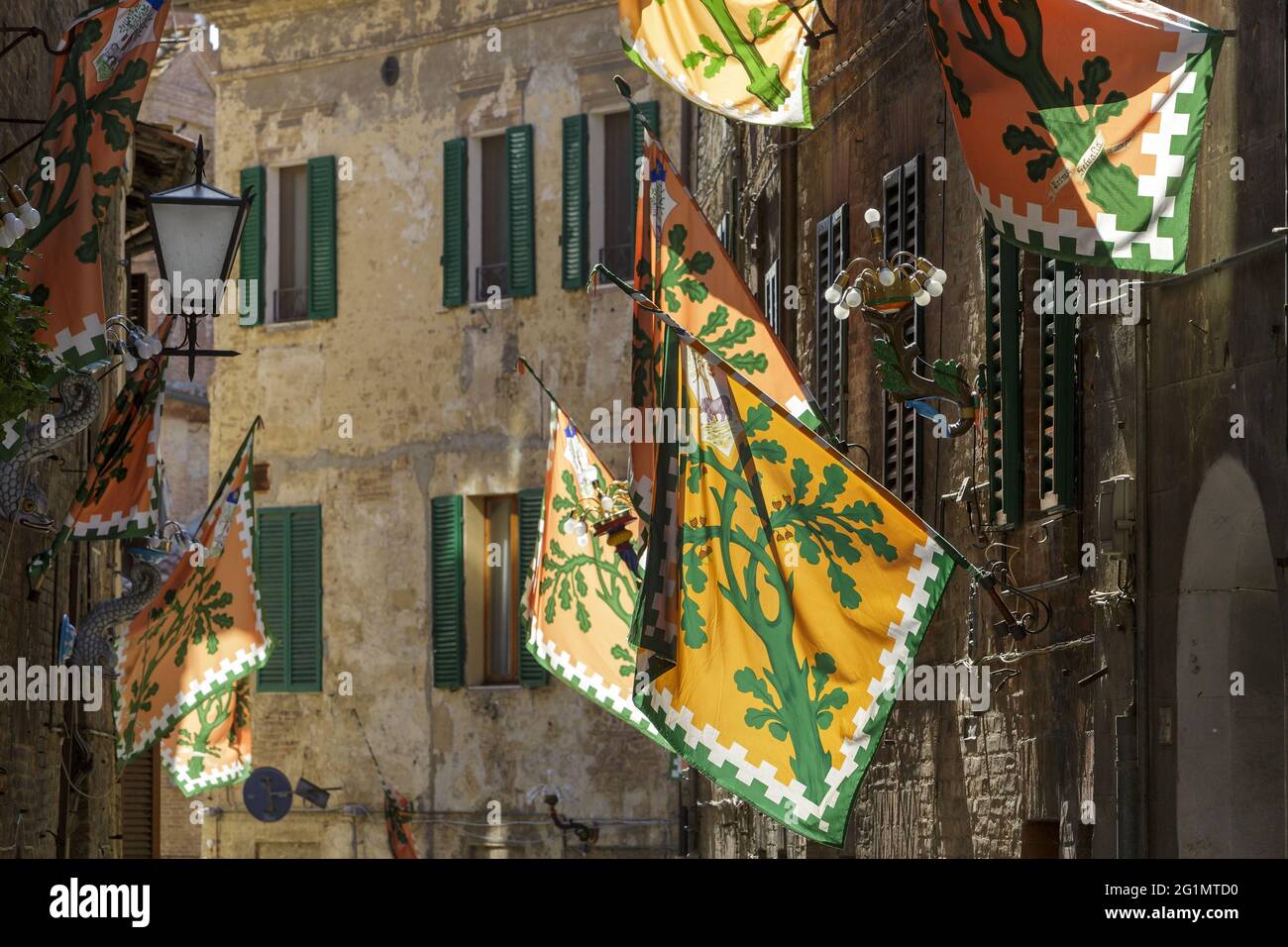 Italy, Tuscany, Sienna, historical center listed as World Heritage by ...