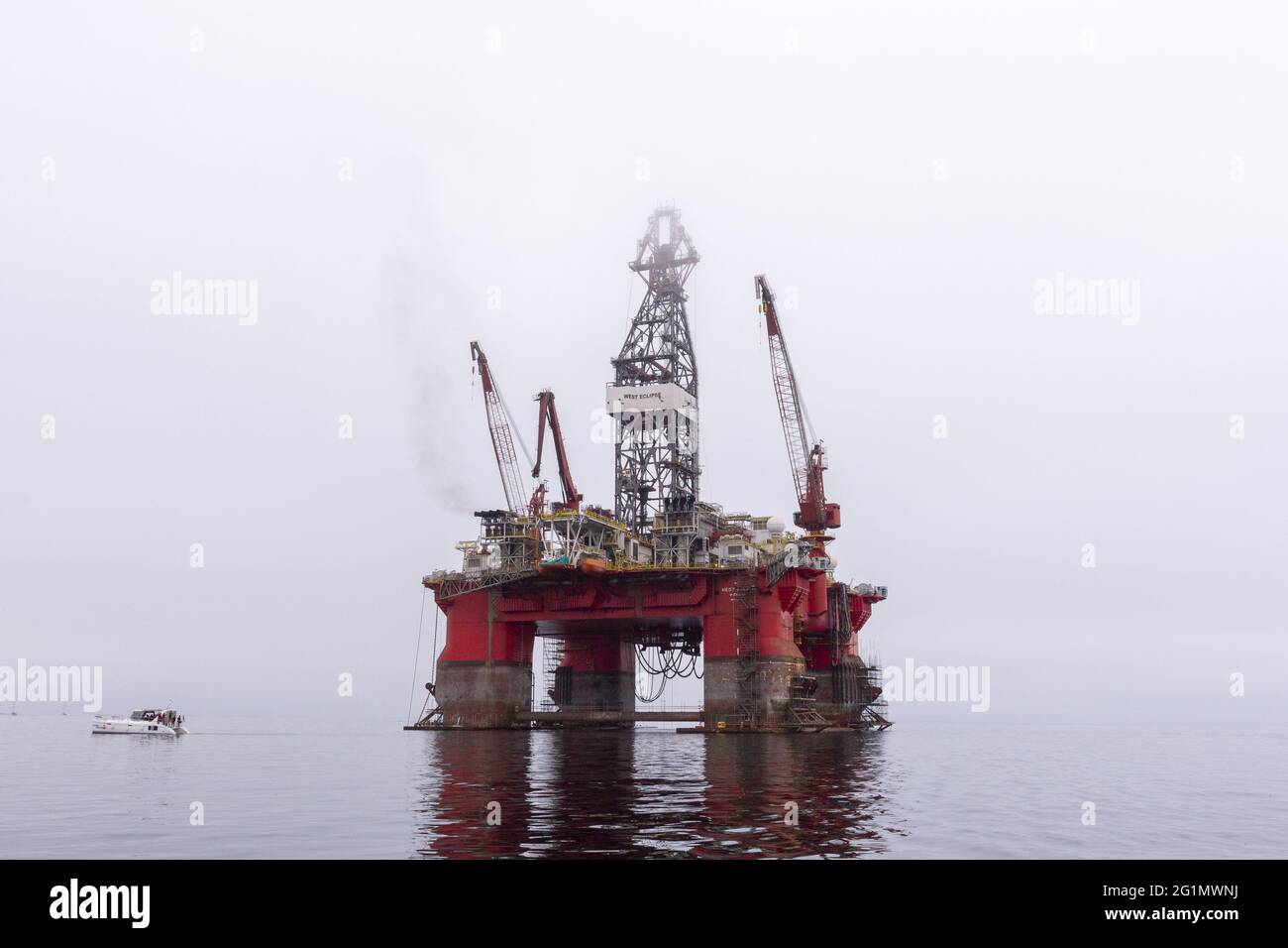 Namibia, Walvis bay, The West Eclipse is a 6th generation ultra ...