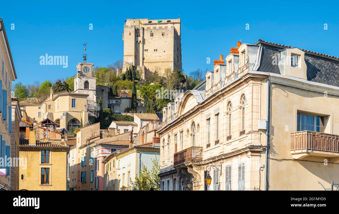 France, Drome, Crest, city of Drome Proven ale dominated by the Crest ...